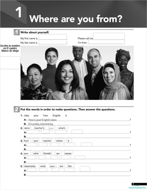 Unit 1 interchange 1. Interactive worksheet | TopWorksheets