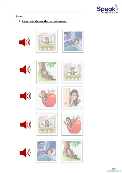 Matching task (holiday homework). Interactive worksheet | TopWorksheets