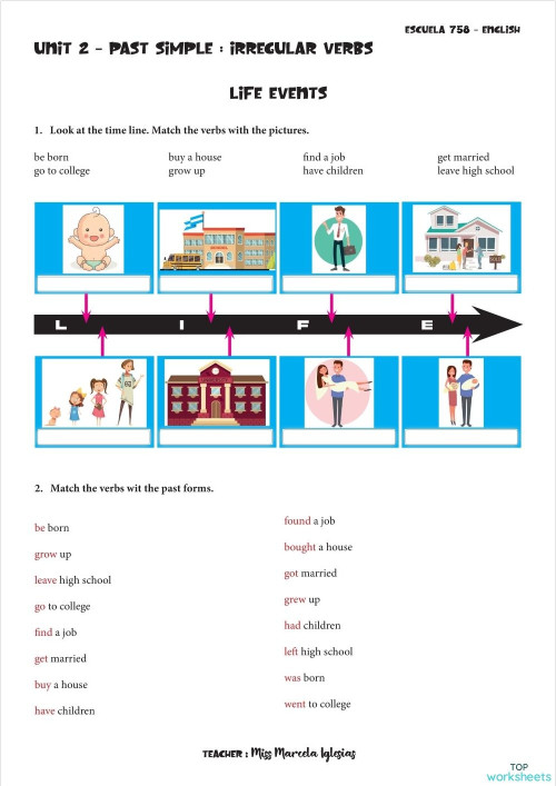 Unit 2 - Lesson 5 - Grammar. Interactive worksheet | TopWorksheets