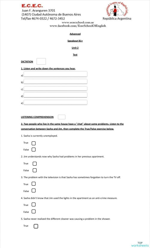 SS 2nd Term Science Test. Interactive worksheet | TopWorksheets