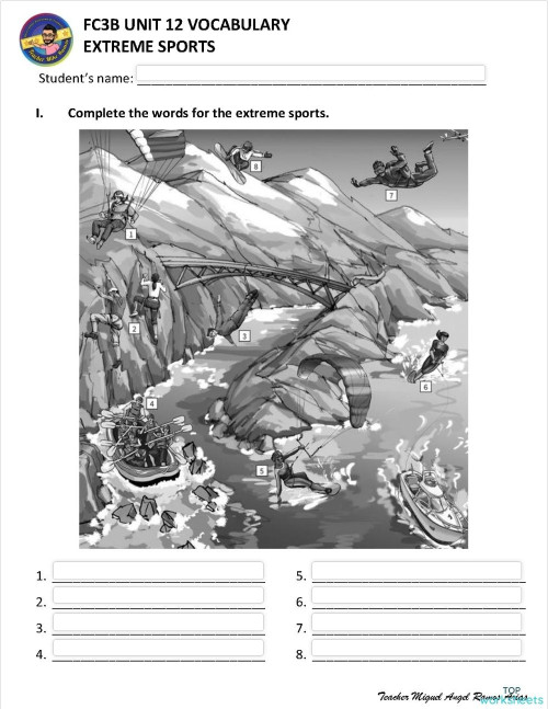 Vocabulary: interactive worksheets and online exercises | TopWorksheets