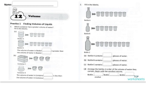 Chapter 12 Volume YM 3B WB pg 35-40. Interactive worksheet | TopWorksheets