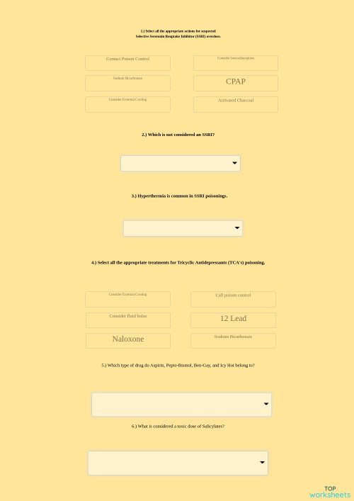 Review - Module 2. Interactive worksheet | TopWorksheets