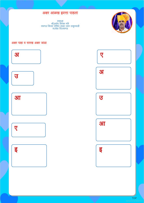 Pramod More's public page | TopWorksheets