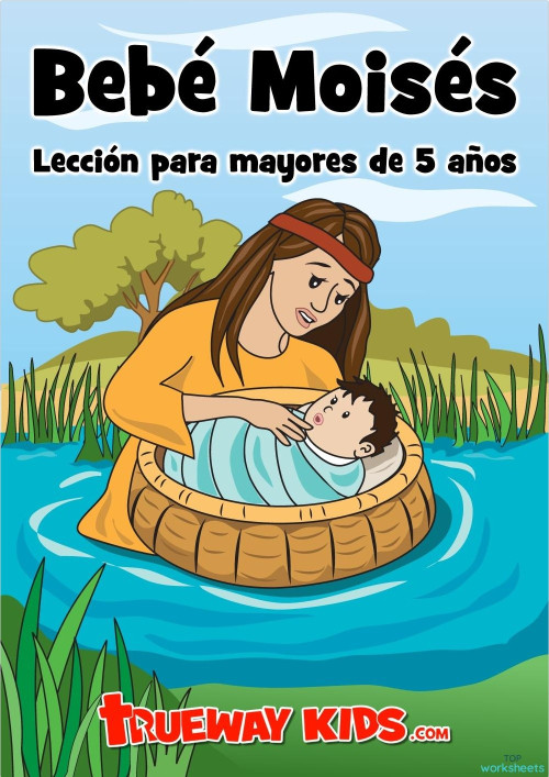 Bebé Moisés. Ficha interactiva | TopWorksheets