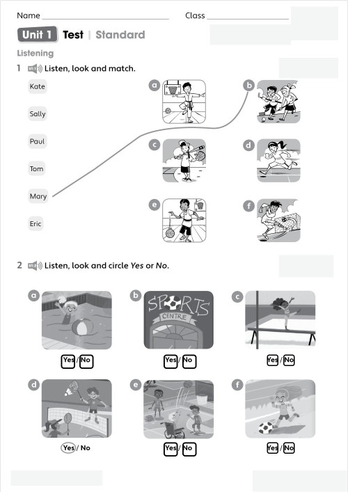 Unit 1 listening test. Interactive worksheet | TopWorksheets