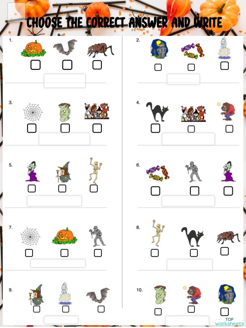 Halloween Listening. Interactive worksheet | TopWorksheets