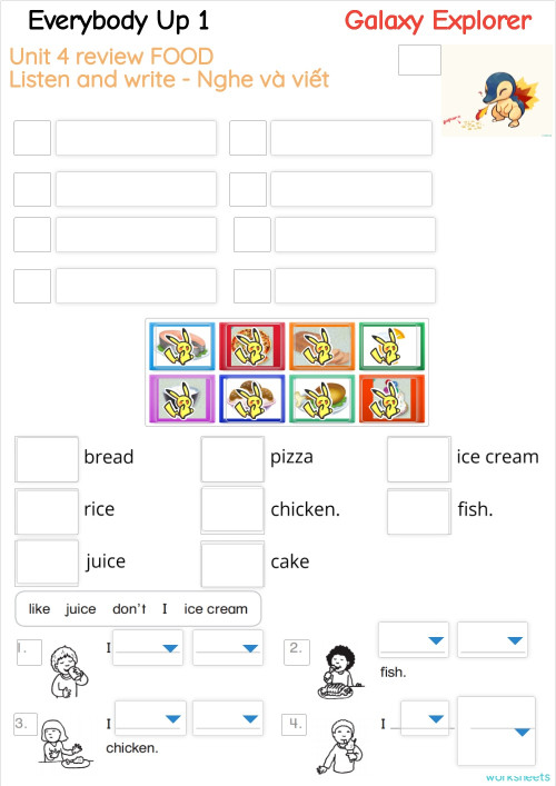 REVIEW: UP1_U4_LESSON_2. Interactive worksheet | TopWorksheets