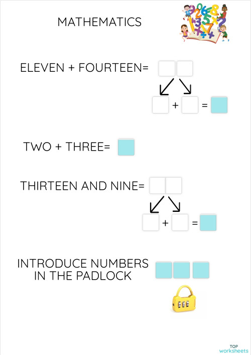 MATHS_GAME. Interactive worksheet | TopWorksheets
