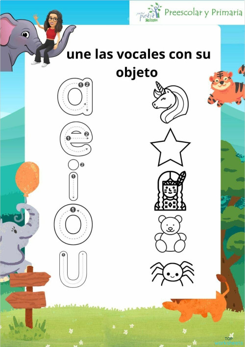 Traza la silaba "ma". Ficha interactiva | TopWorksheets