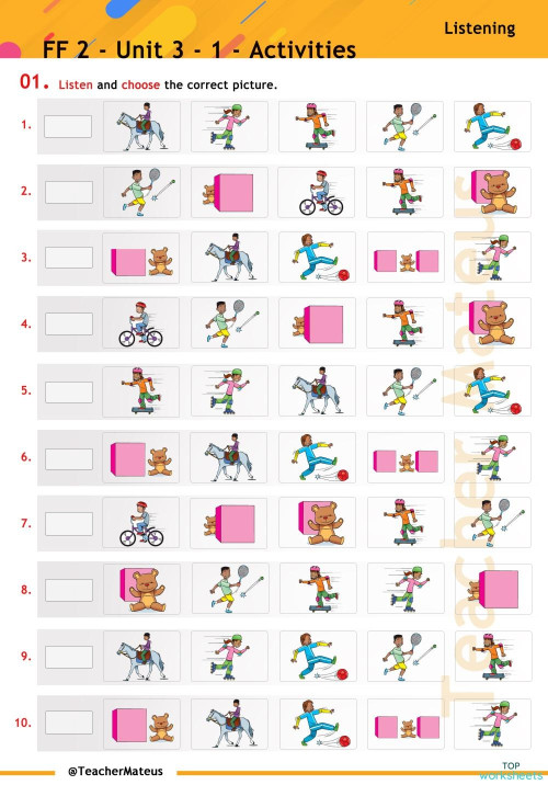 First day of school. Interactive worksheet | TopWorksheets