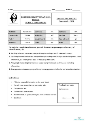 Senior secondary school: interactive worksheets and online exercises ...