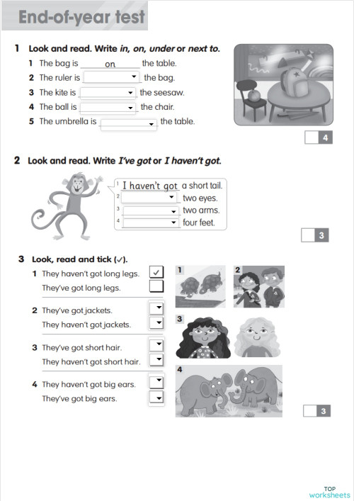 Observation: interactive worksheets and online exercises | TopWorksheets