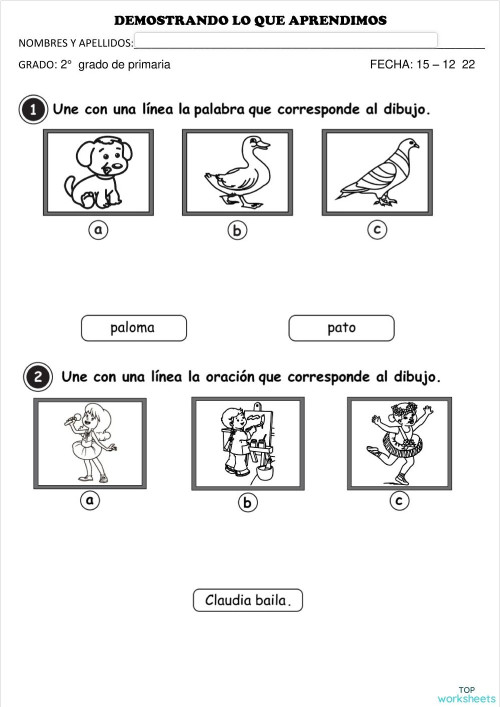Lecturas 3 Grado Ad Ficha Interactiva Topworksheets