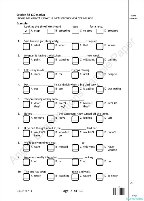 Grammar B1 Ee119 Ficha Interactiva Topworksheets