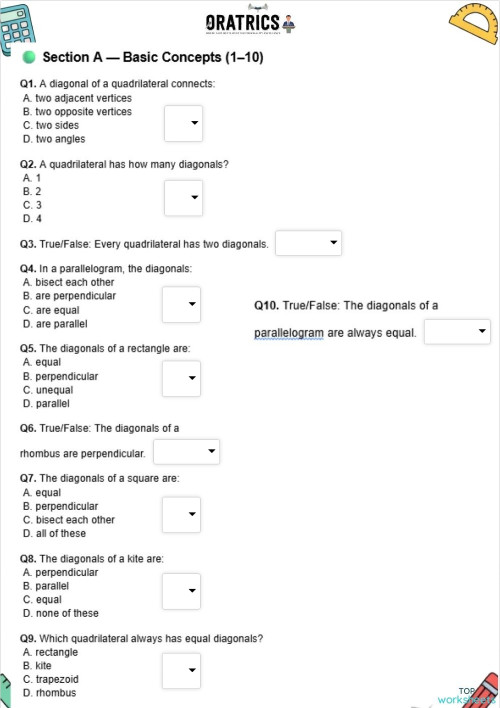 Grade 8 53 1. Interactive worksheet | TopWorksheets