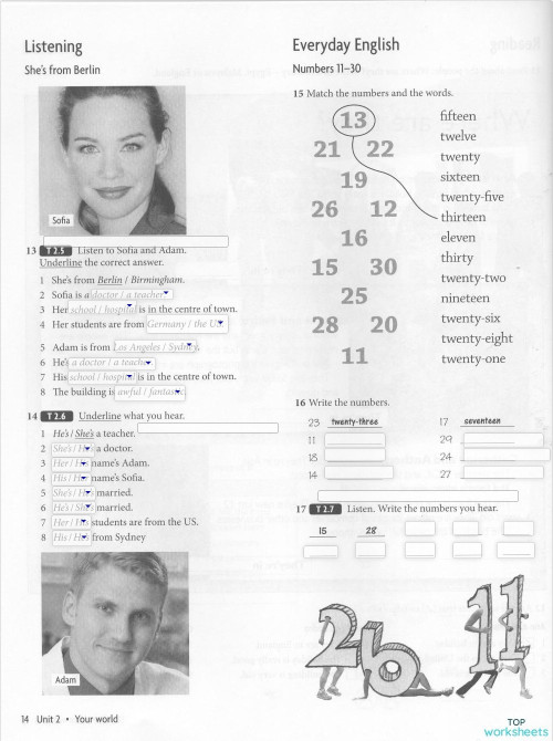 Writing ( healthy lifestyle). Interactive worksheet | TopWorksheets