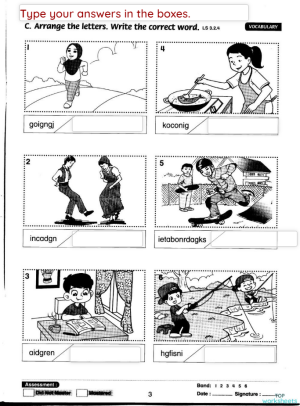 English Y2 EB_p3. Interactive worksheet | TopWorksheets