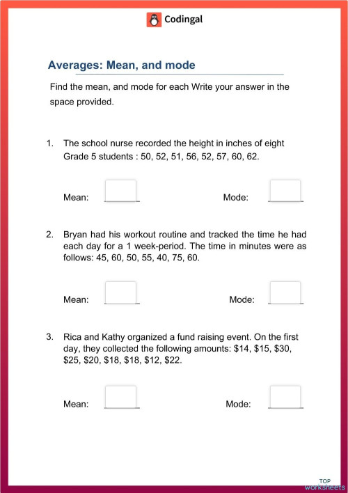 Math: interactive worksheets and online exercises | TopWorksheets
