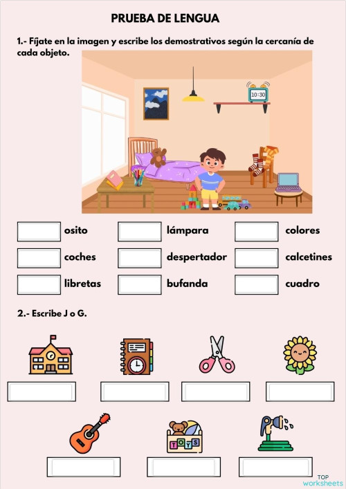 Ficha Interactiva De Los Sustantivos Para Segundo De Primaria Puedes