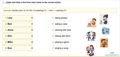 Listen and write Grade 3. Interactive worksheet | TopWorksheets