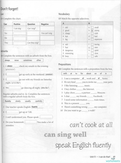 BEGINNER 11- PRACTICE 04. Interactive worksheet | TopWorksheets