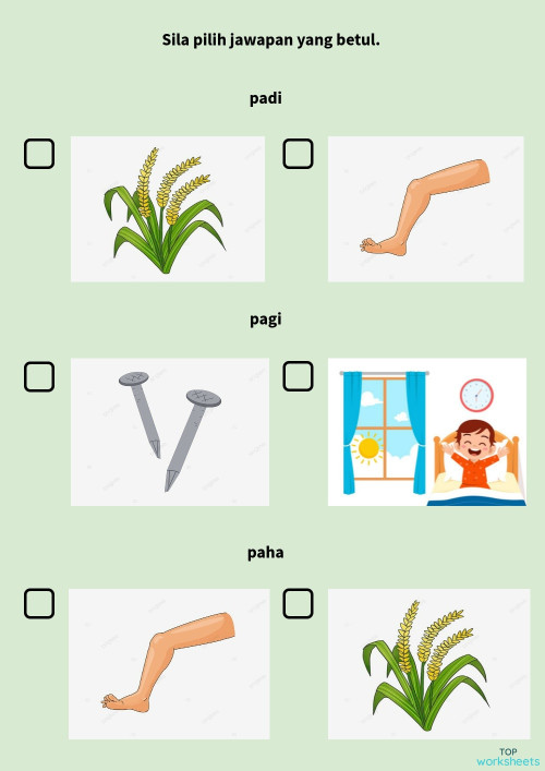 konsonan pa. Interactive worksheet | TopWorksheets