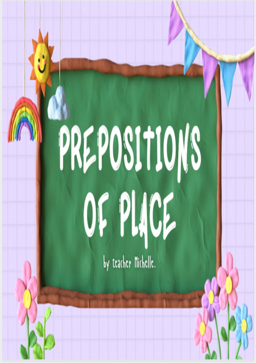 Prepositions of place by Michelle Acevedo. Interactive worksheet ...