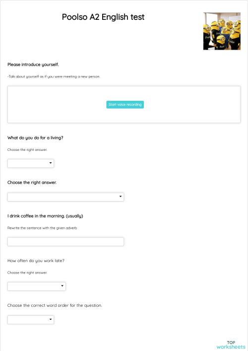 Ch.1 (NETWORKING CONCEPTS) –WORKSHEET (Std 8). Interactive worksheet ...