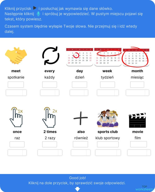 Interactive worksheets and online exercises in Poland | TopWorksheets