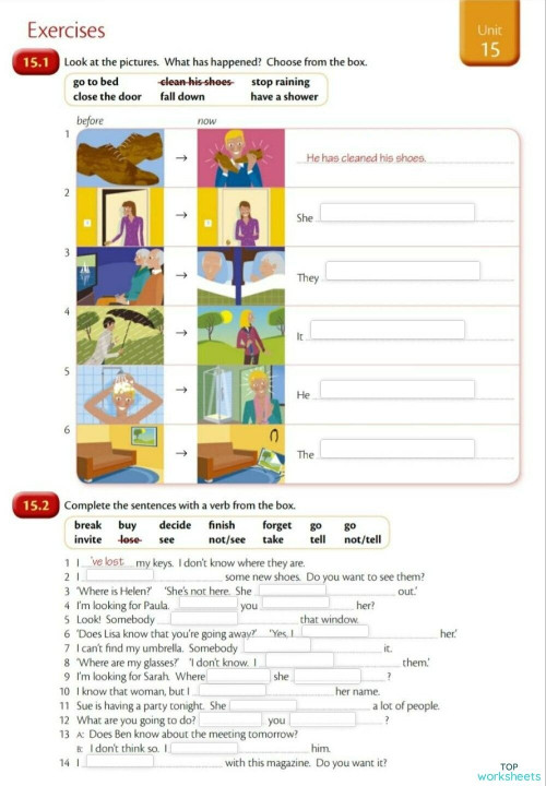 Murphy U15. Interactive worksheet | TopWorksheets