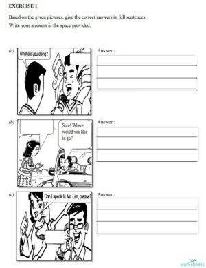 Social Expressions 1. Interactive worksheet | TopWorksheets