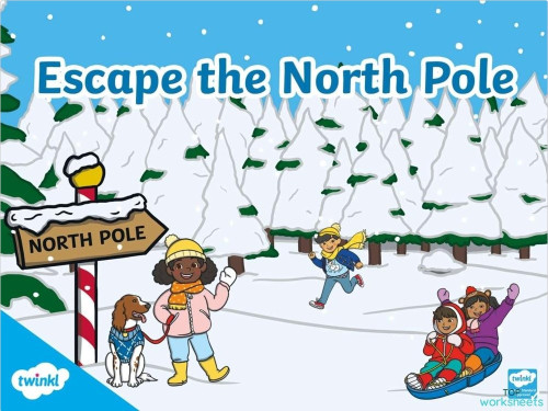 Escape the North Pole - YLE. Interactive worksheet | TopWorksheets