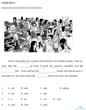 English Comprehension Test 3. Interactive worksheet | TopWorksheets