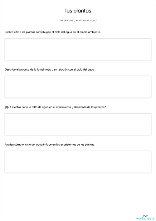 Las partes de la flor . Ficha interactiva | TopWorksheets