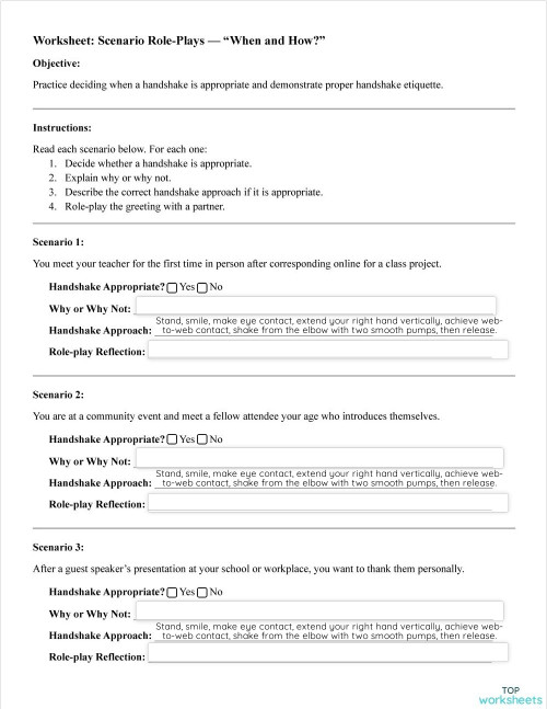 Life Skills: interactive worksheets and online exercises | TopWorksheets