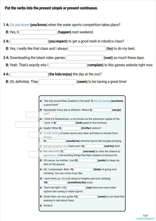 Zero, First, Second Conditional. Interactive worksheet | TopWorksheets