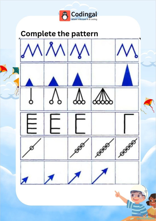 patterns: interactive worksheets and online exercises | TopWorksheets