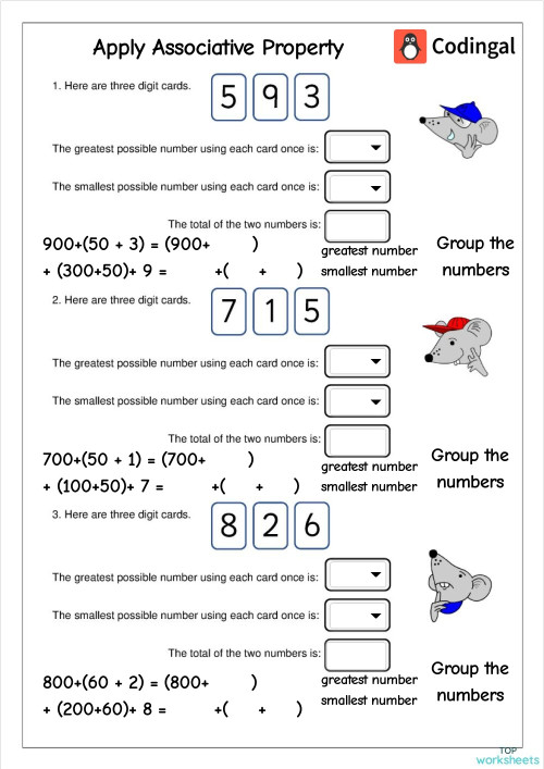 Math: interactive worksheets and online exercises | TopWorksheets