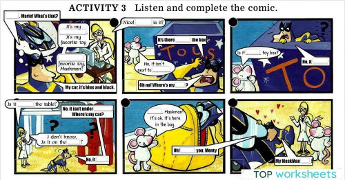 Kid's Box Story 3. Interactive worksheet | TopWorksheets