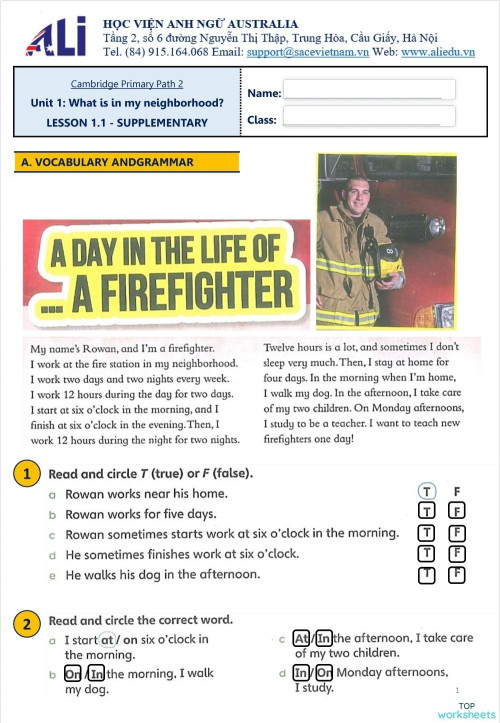 CP2_U1_L1_Supplementary. Interactive worksheet | TopWorksheets