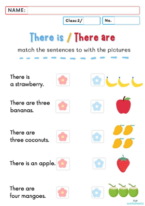 There is or There are. Interactive worksheet | TopWorksheets