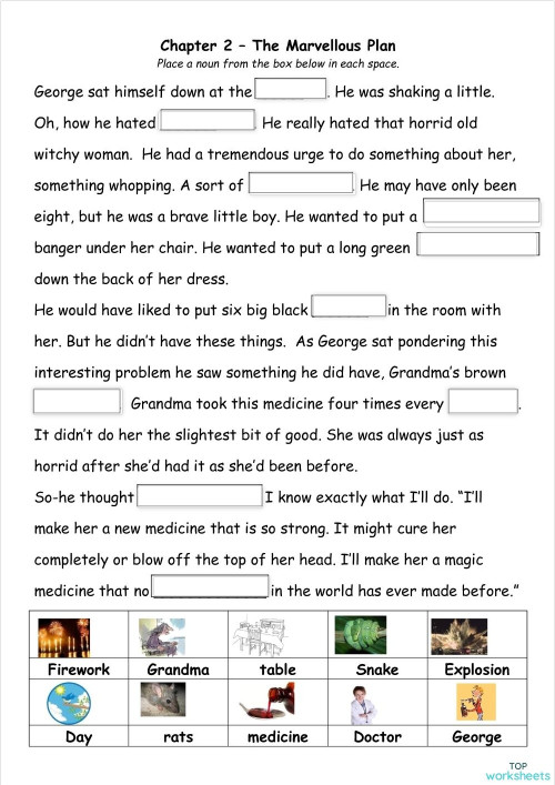 Chapter 2 Review: The marvelous Plan. Interactive worksheet | TopWorksheets