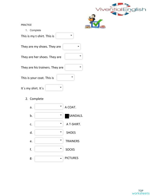 children starter 5. Interactive worksheet | TopWorksheets
