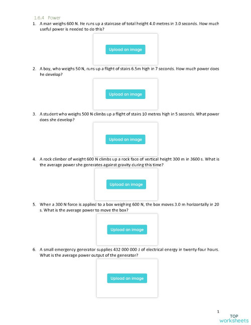Problem Solving Power. Interactive worksheet | TopWorksheets