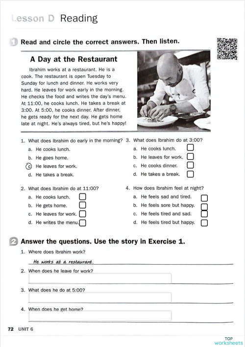 Week 24 - ELD 1 Reading Practice.. Interactive worksheet | TopWorksheets