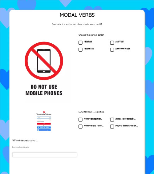 MODAL VERBS. Interactive worksheet | TopWorksheets