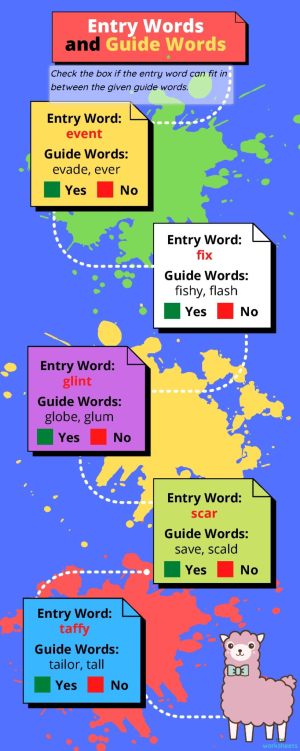 Dictionary Skills Entry Words And Guide Words Interactive Worksheet dictionary-skills-entry-words-and-guide-words-interactive-worksheet