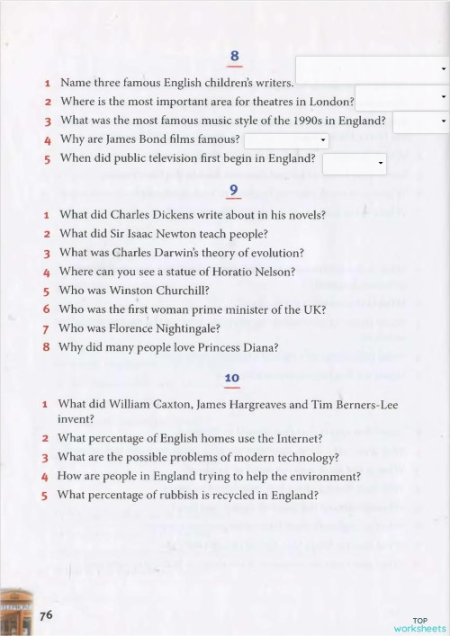 C1 Reading Exam 1st term 24-25. Interactive worksheet | TopWorksheets