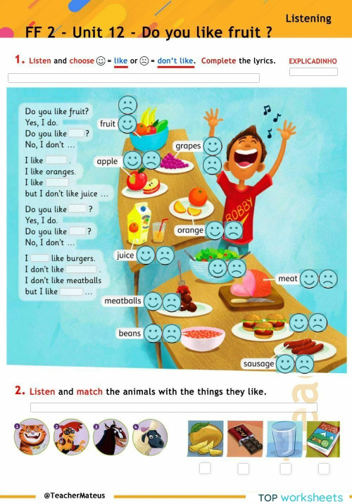 Interactive worksheets and online exercises in english | TopWorksheets